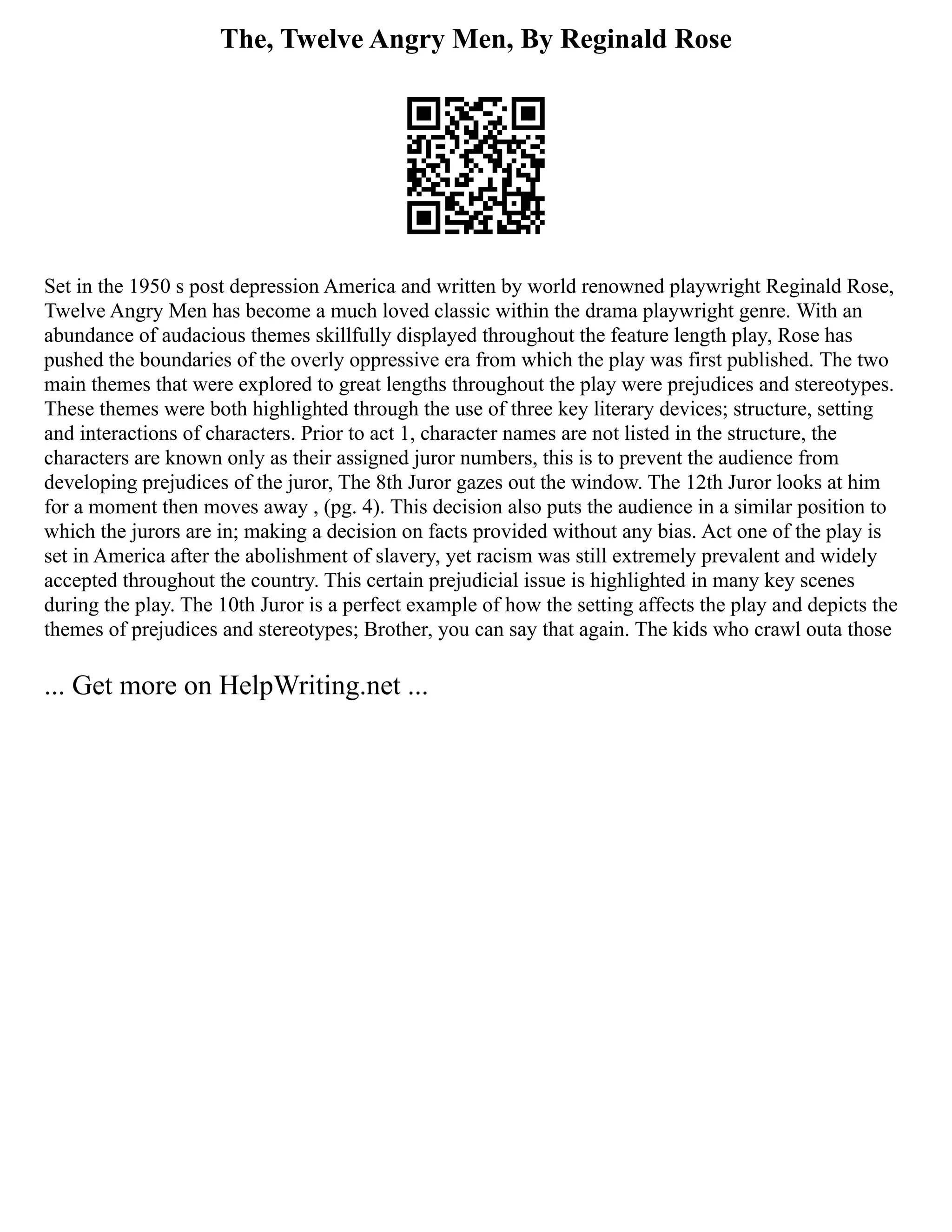 Example Of Summary - Paraphrasing, Quoting And | PDF