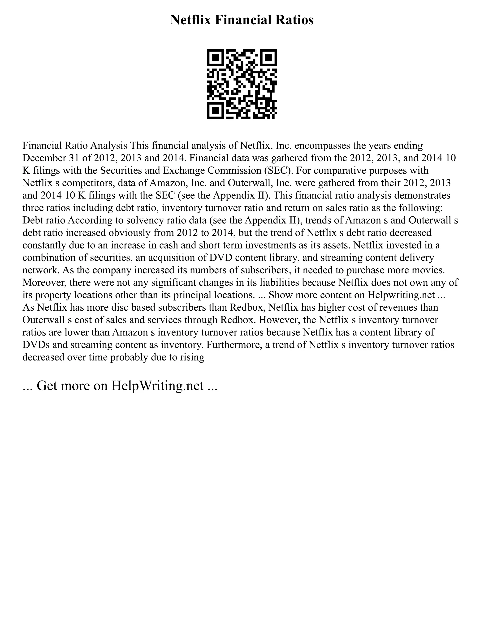 Example Of Textual Analysis Essay - Academic Proofrea | PDF