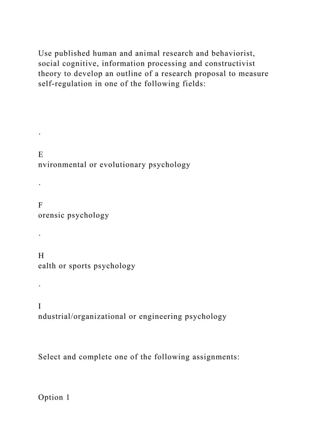 Example of the outlineDeveloping an Annotated OutlineThe wor.docx | Science