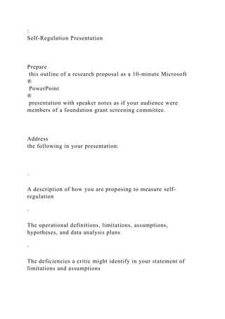 Example of the outlineDeveloping an Annotated OutlineThe wor.docx | Science