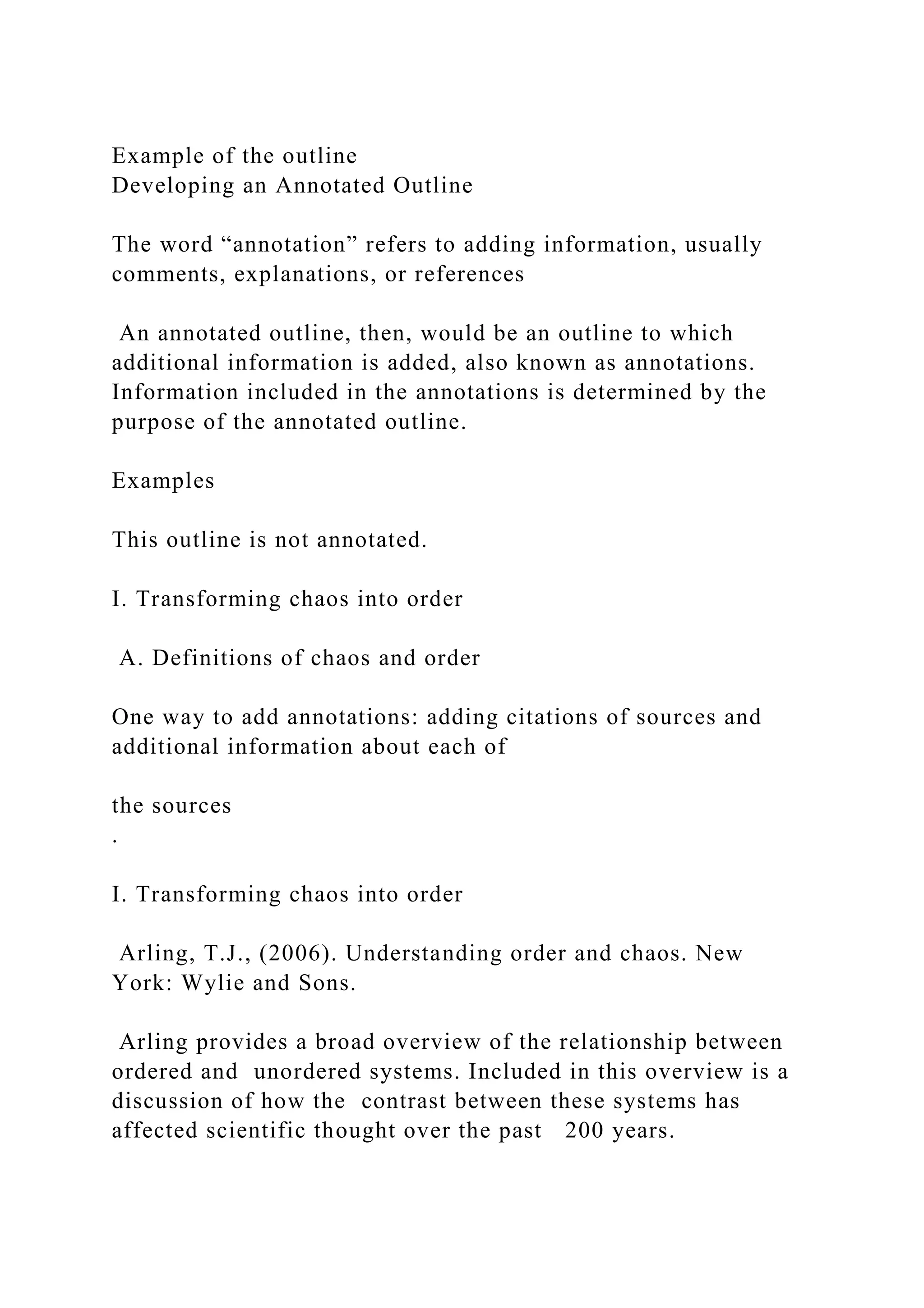 Example of the outlineDeveloping an Annotated OutlineThe word .docx ...