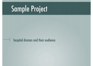 Example Of Tv Drama (Critical Research) | PPT