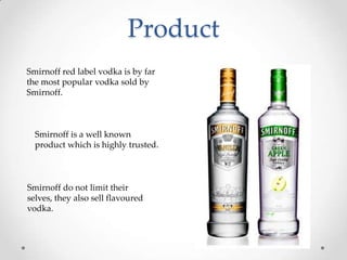 Example one smirnoff | PPTX