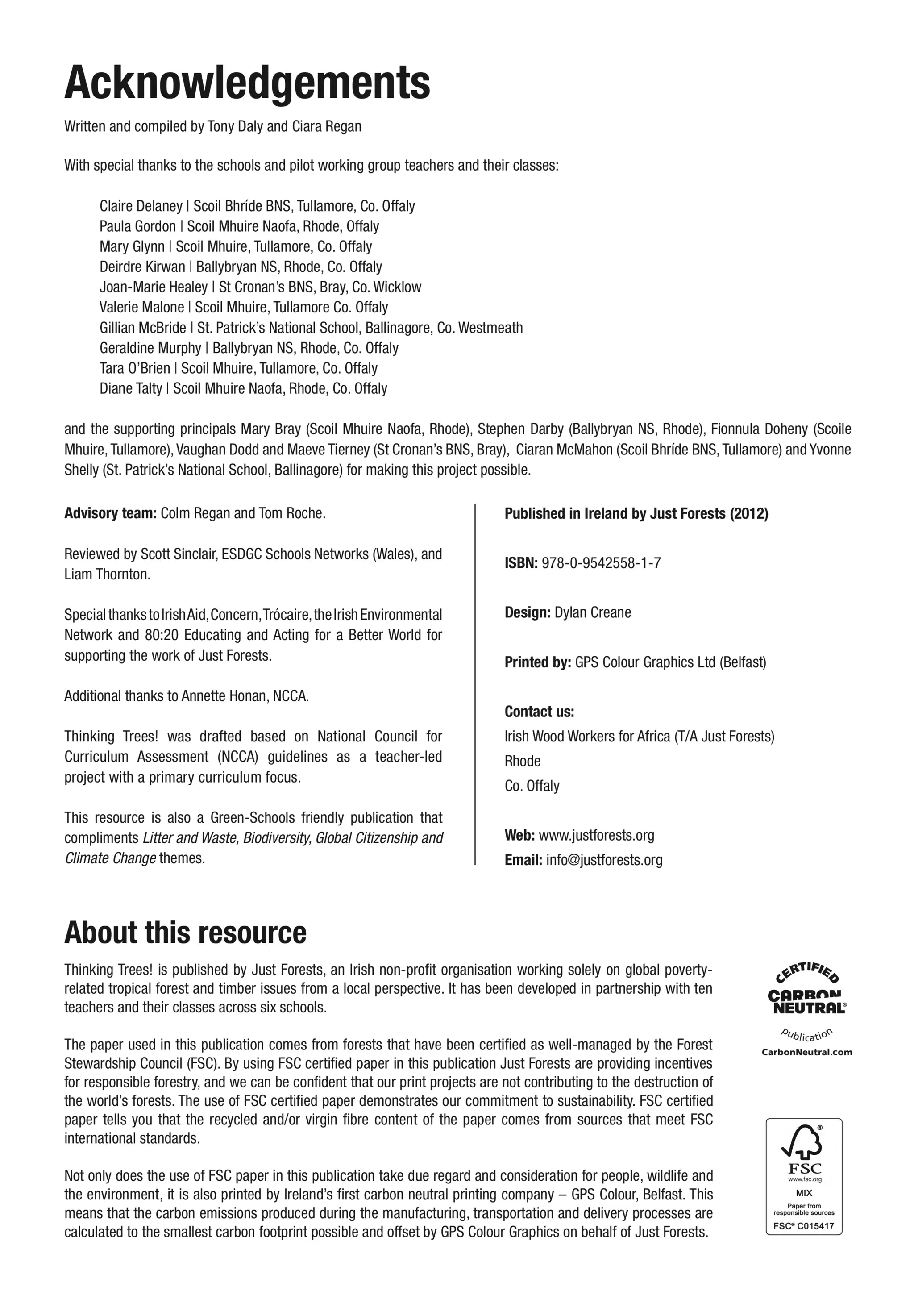 Sample pages Thinking TREES | PDF