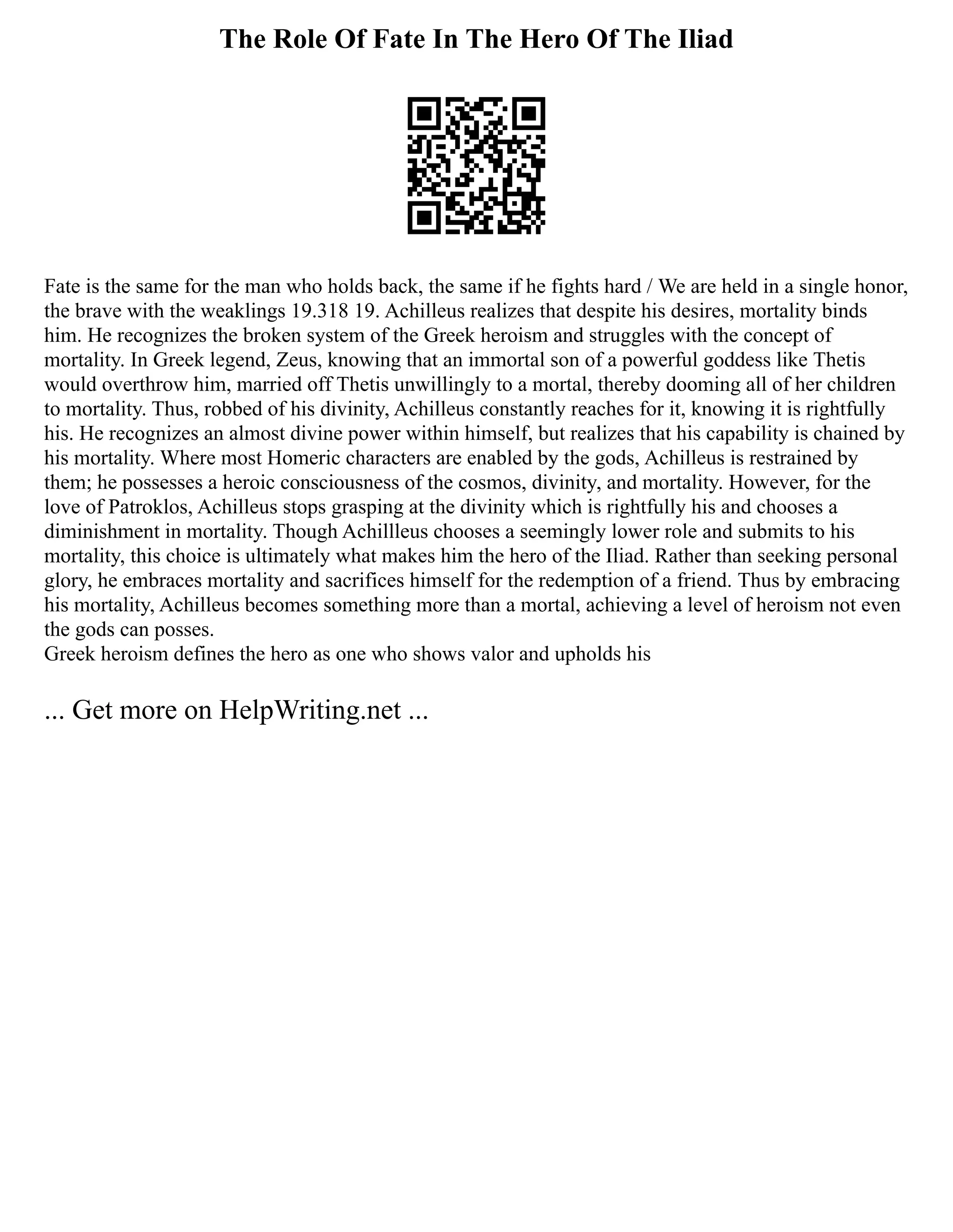 Example Paper In Mla Format - Example Papers | PDF