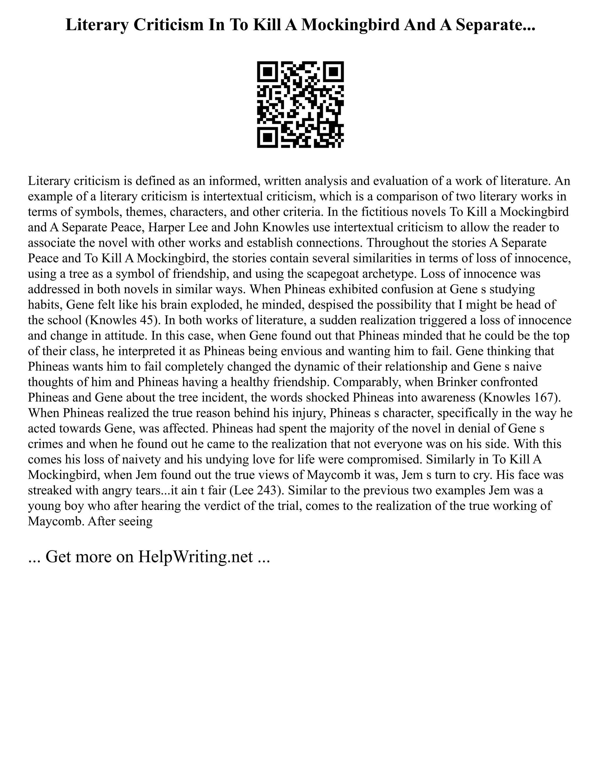 Example Paper In Mla Format - Example Papers | PDF