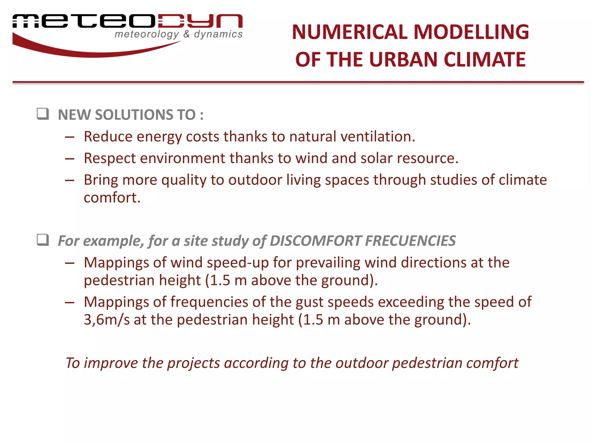 Example of Pedestrian Comfort & Safety study using CFD modelling ...