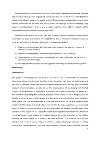 Example phd proposal | PDF