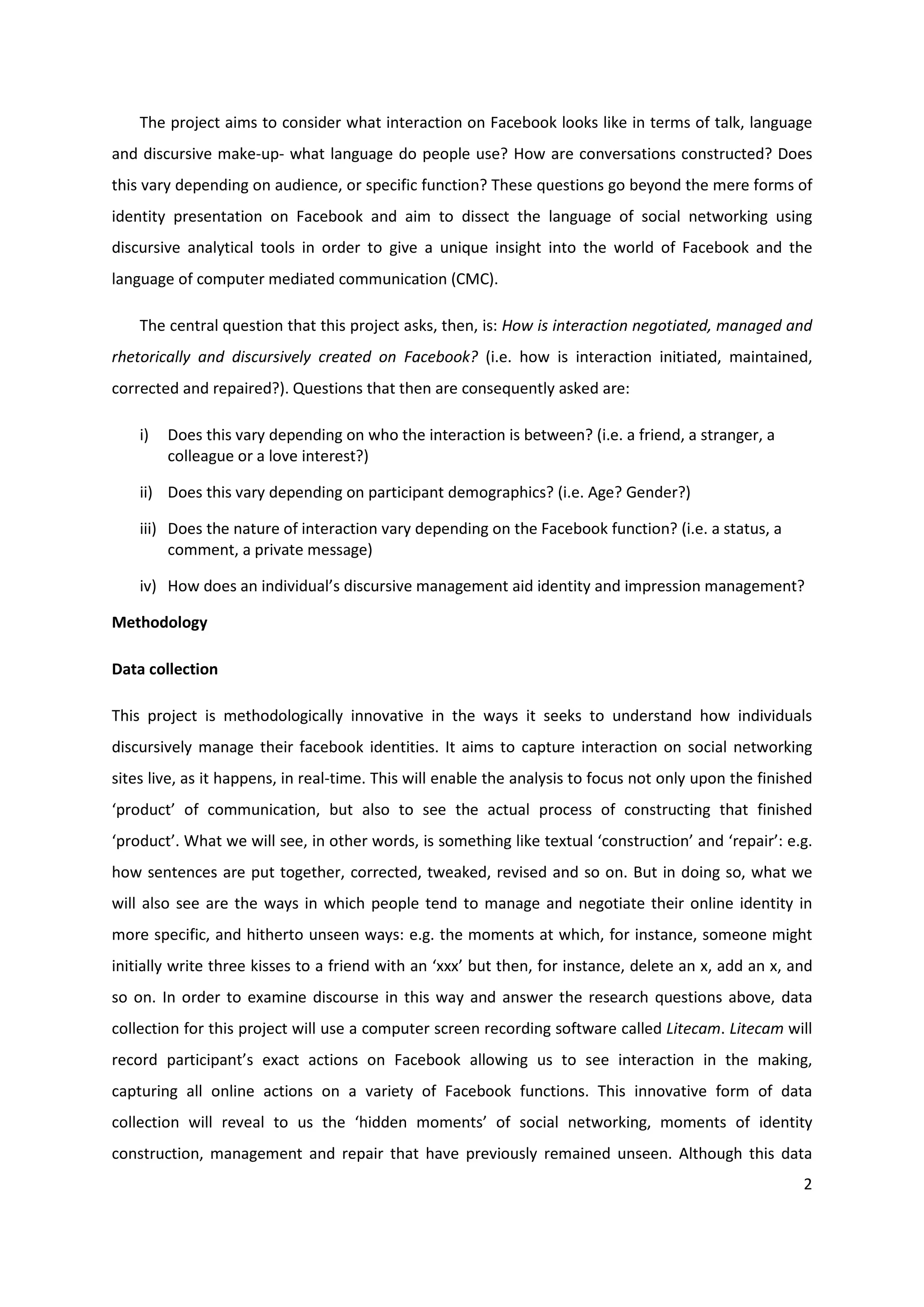 Example phd proposal | PDF
