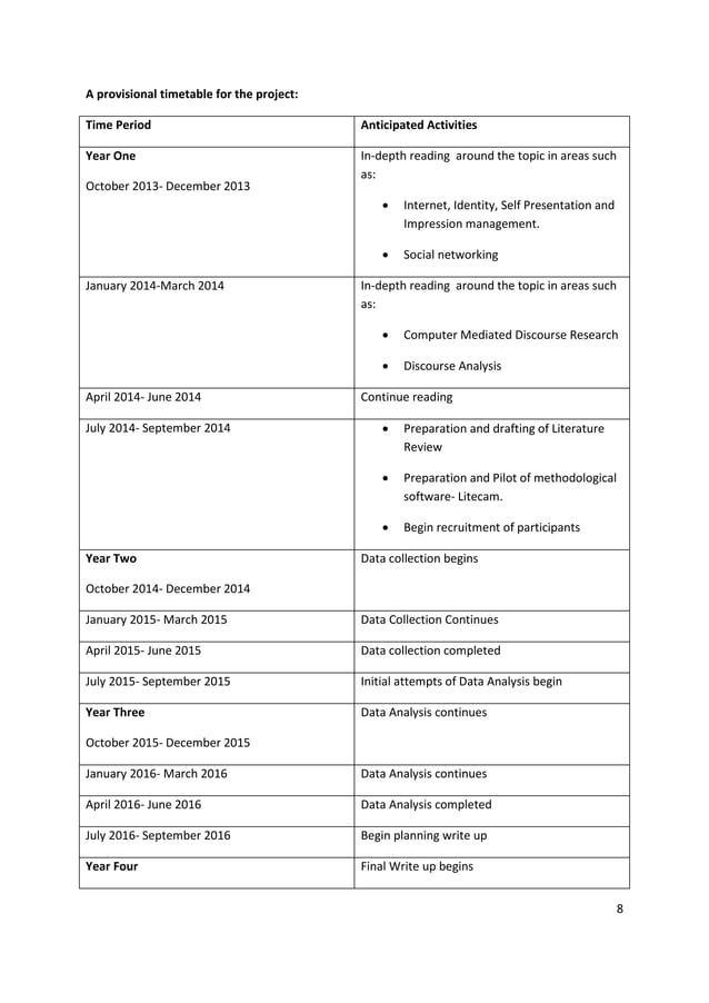 Example phd proposal | PDF