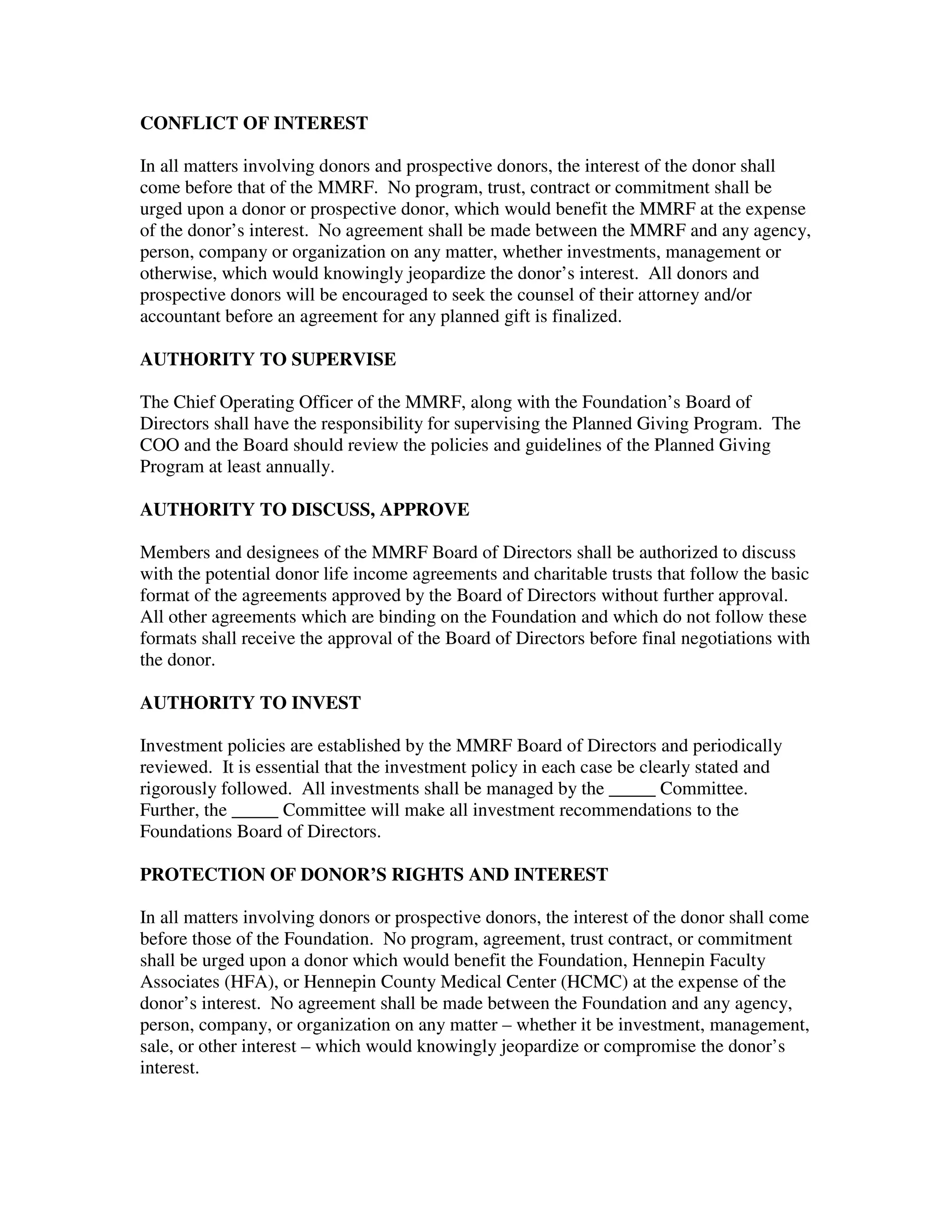 Example planned giving policy | PDF | Life Insurance | Insurance