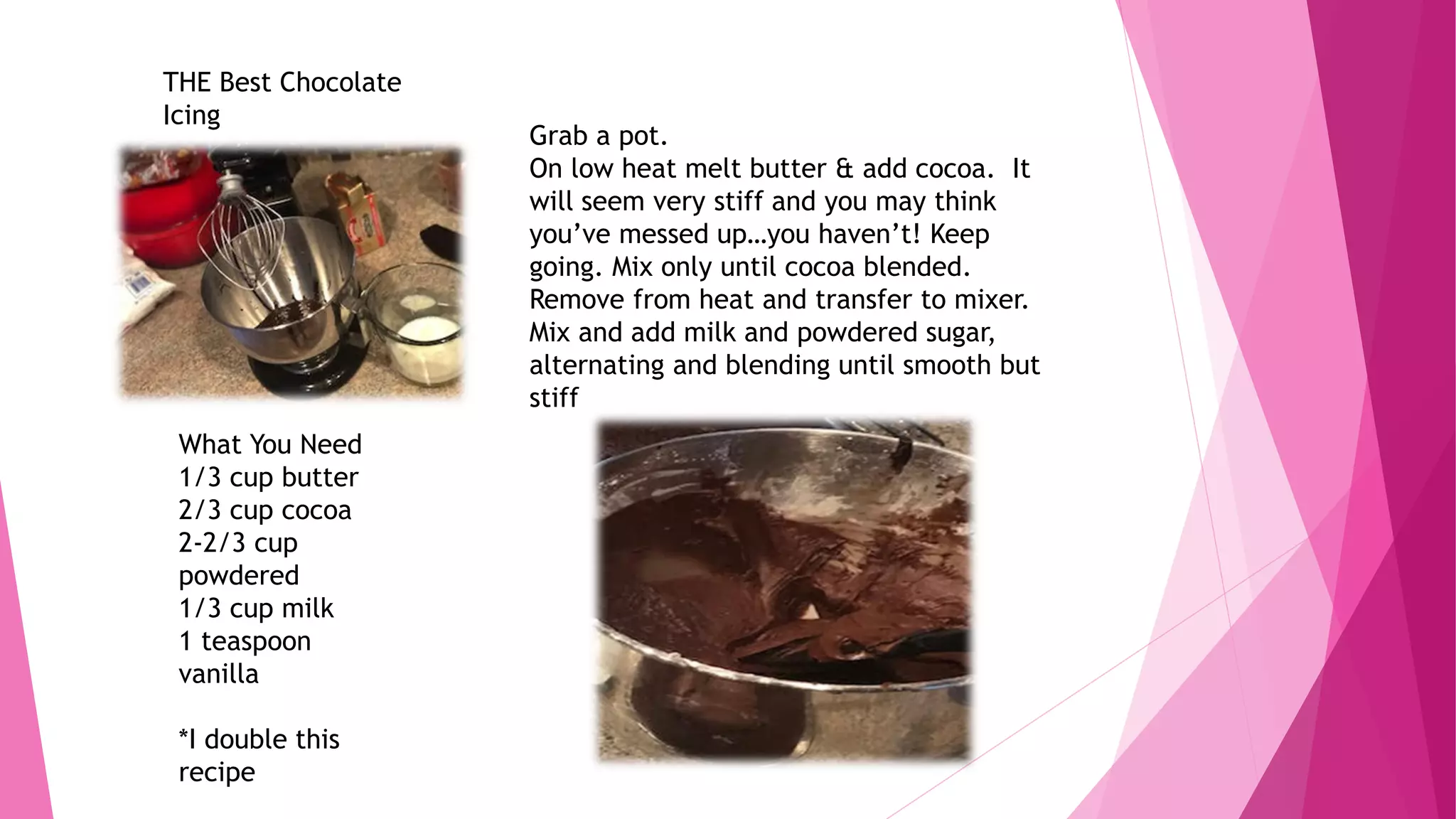 Chocolate Cake - Cooking Assignment | PPT