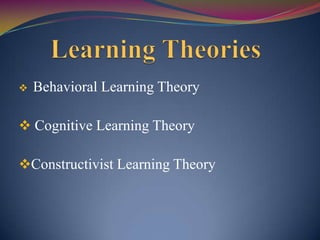 Example ppt lorothy wilson edu622_unit_1_ip_applying_learning_theories ...