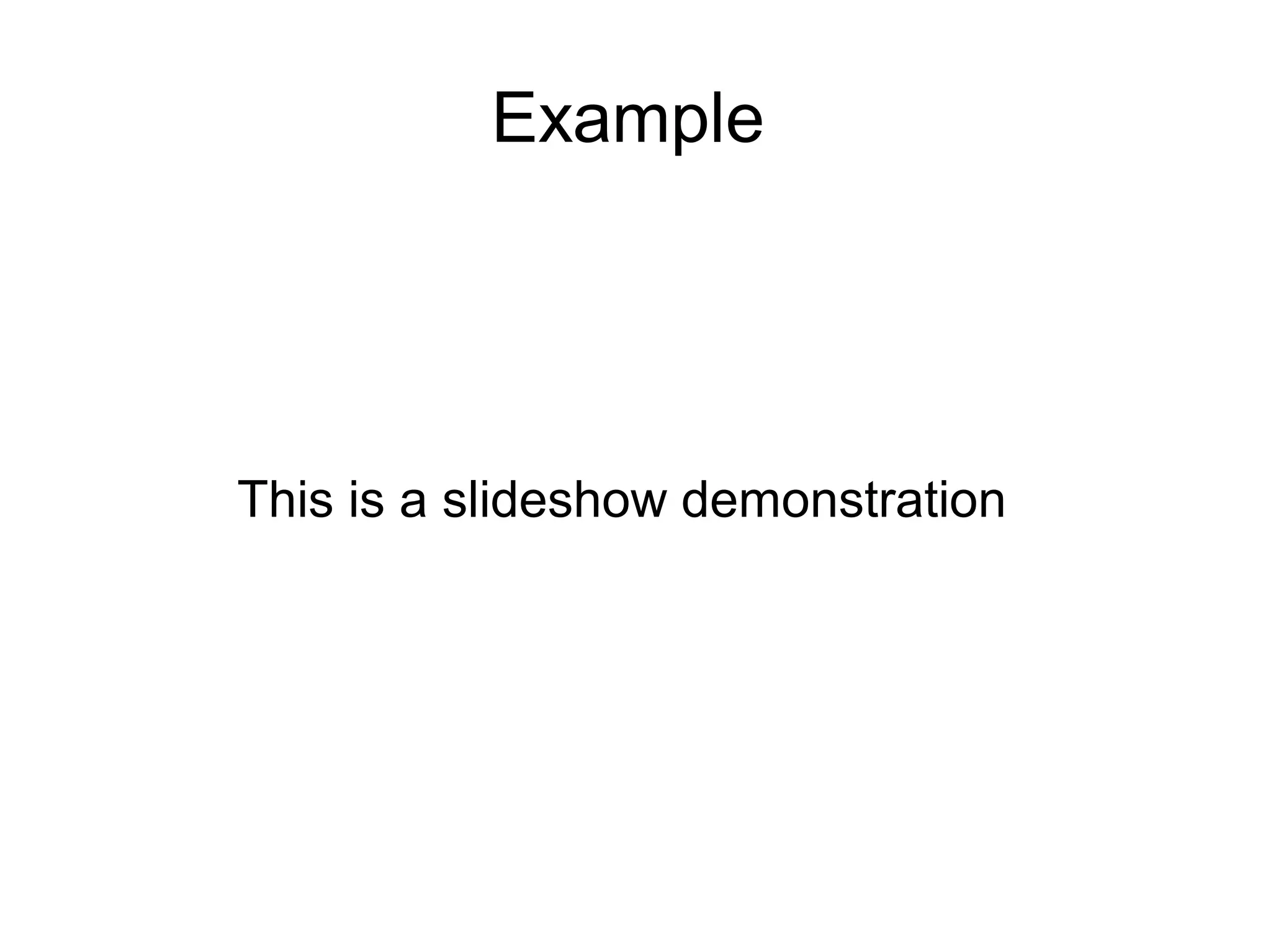 Example presentation | ODP | Web Design and HTML | Internet
