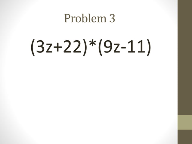 Example problems | PPTX