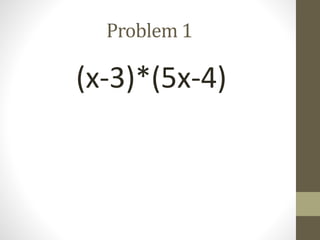 Example problems | PPTX