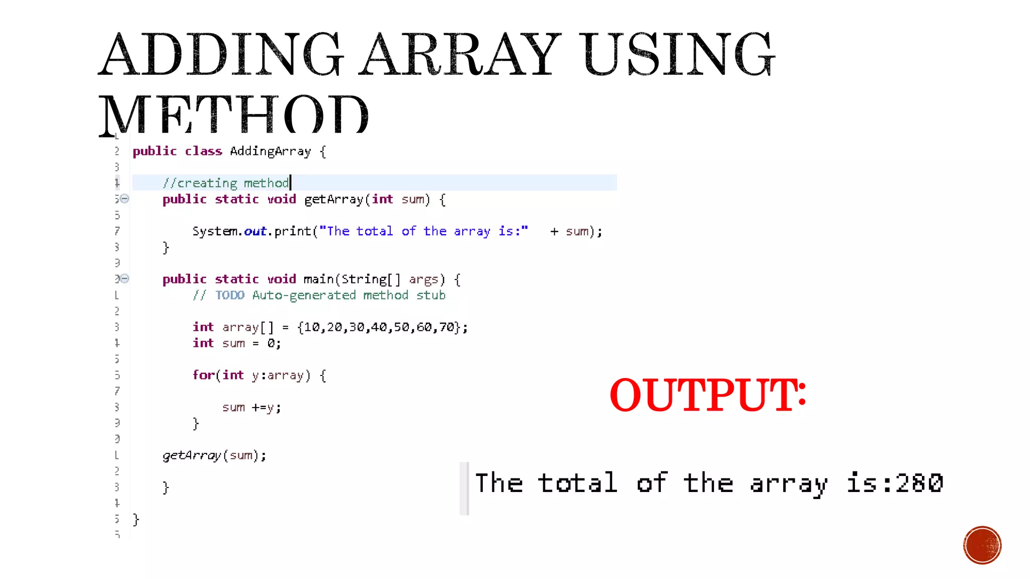 Example program | PPTX