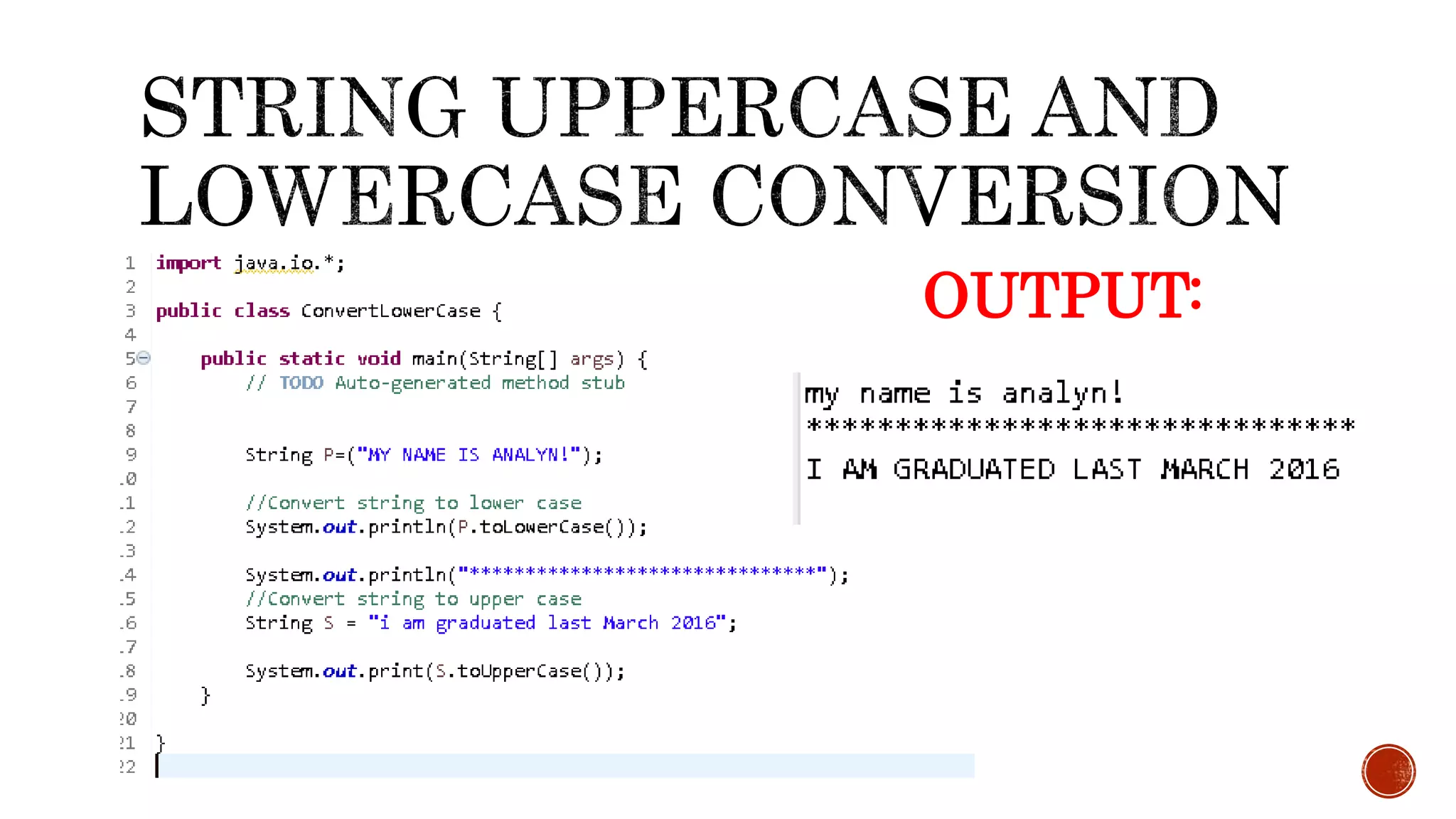 Example program | PPT