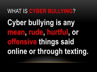 Public Service Announcement Bullying