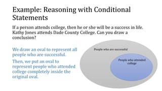 Example Reasoning with Conditional Statements | PPTX