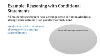 Example Reasoning with Conditional Statements | PPTX