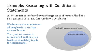 Example Reasoning with Conditional Statements | PPTX