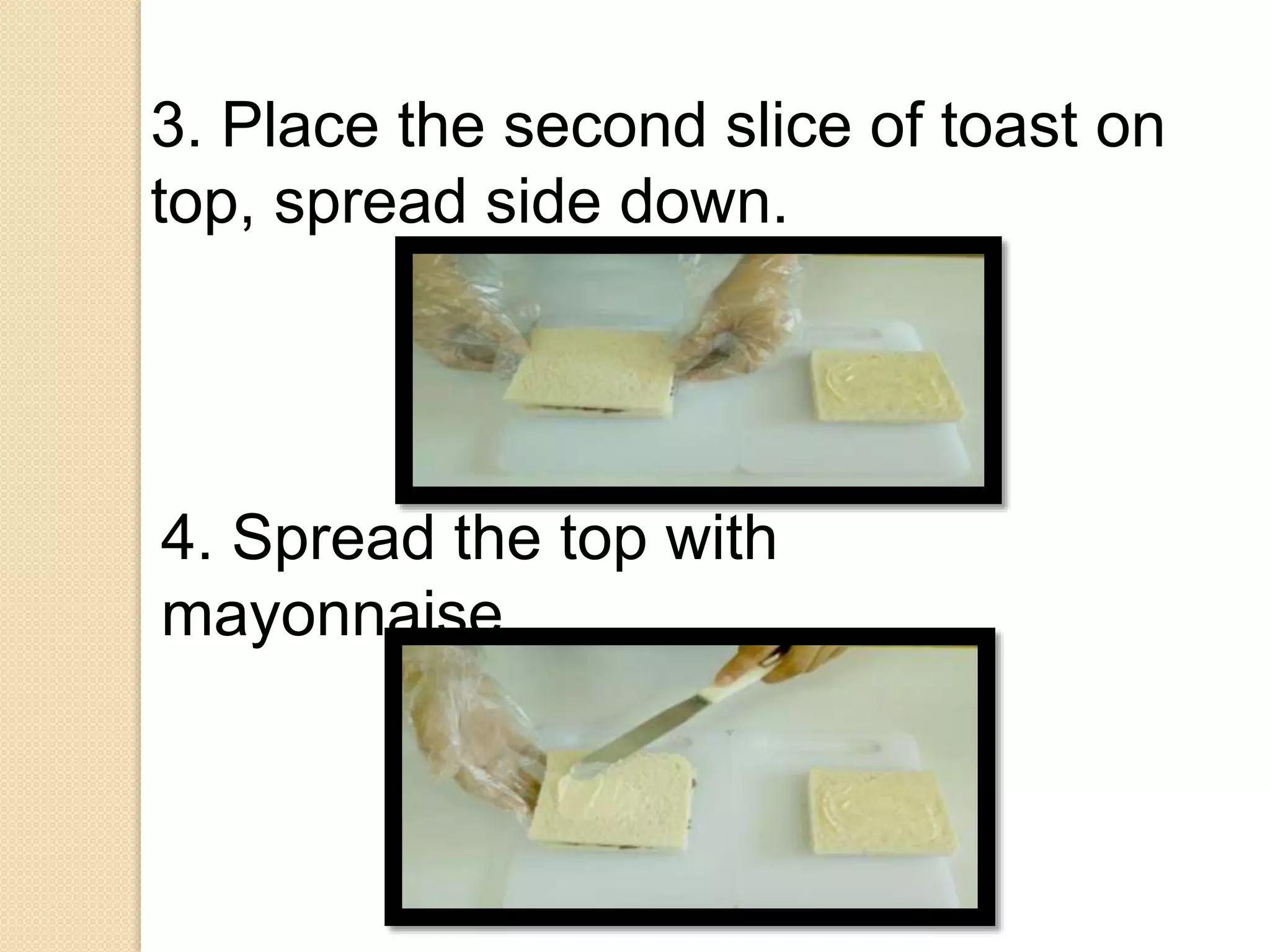 Example recipe of sandwiches | PPTX