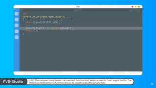 PVS-Studio in 2021 - Error Examples | PPT