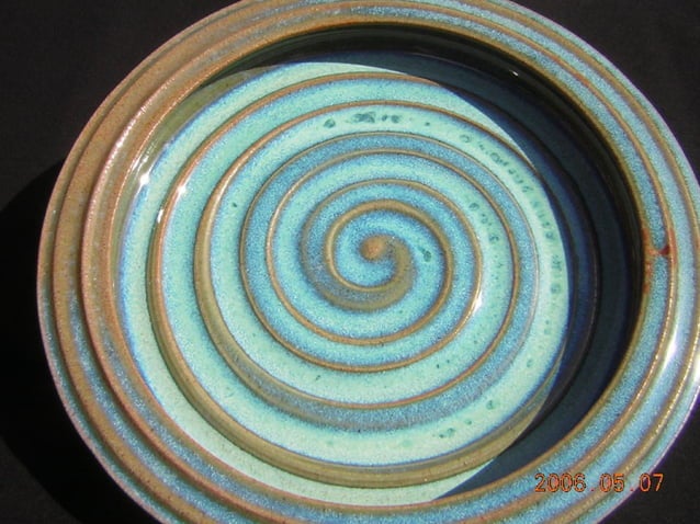 Examples of domestic ceramics and pottery, including sculptures made by ...