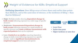 Examples of implementing weight of evidence in adverse outcome pathways ...