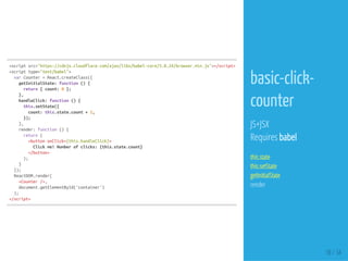 React Basic Examples | PDF