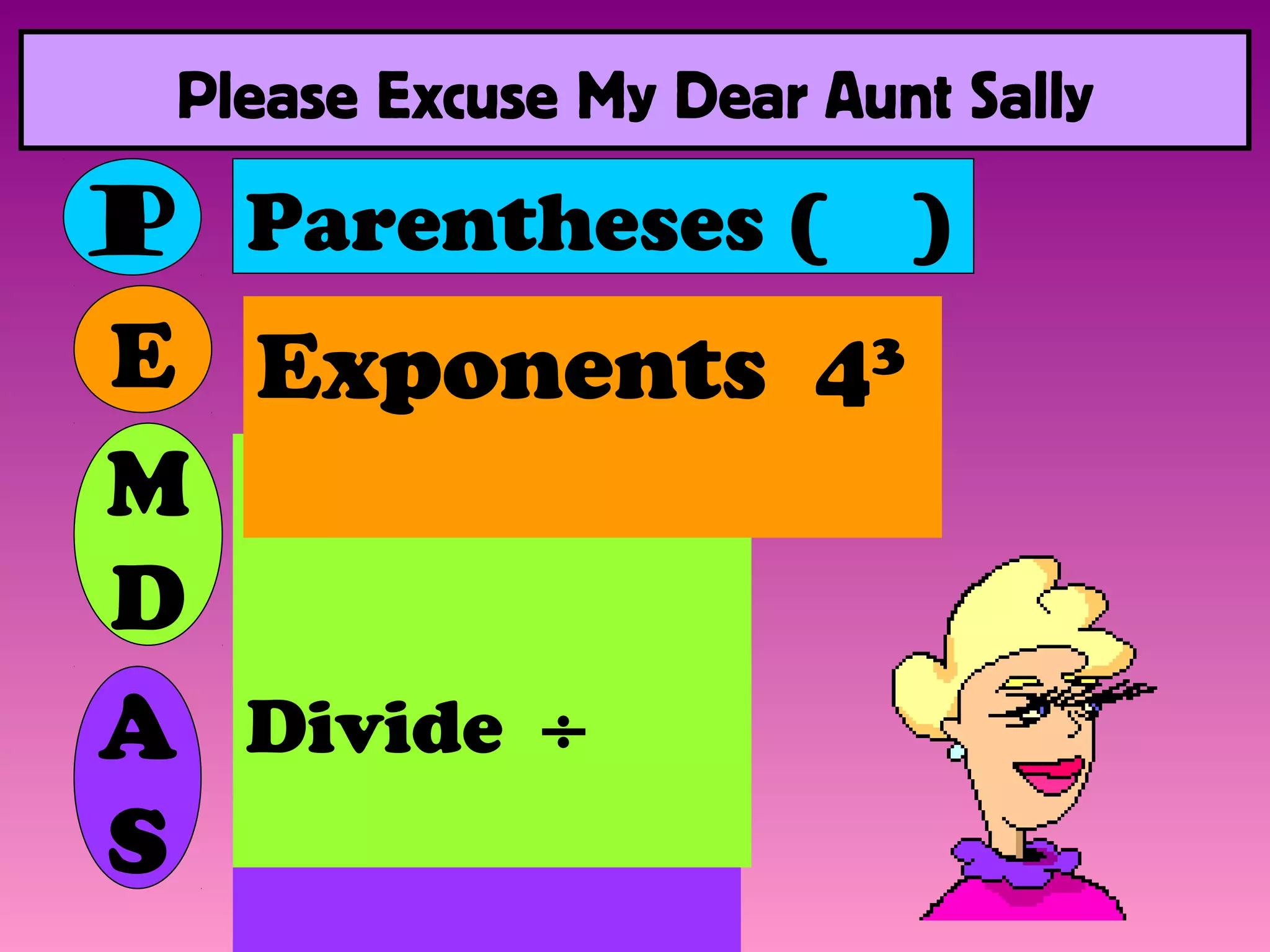 Examples about order of operations | PPT