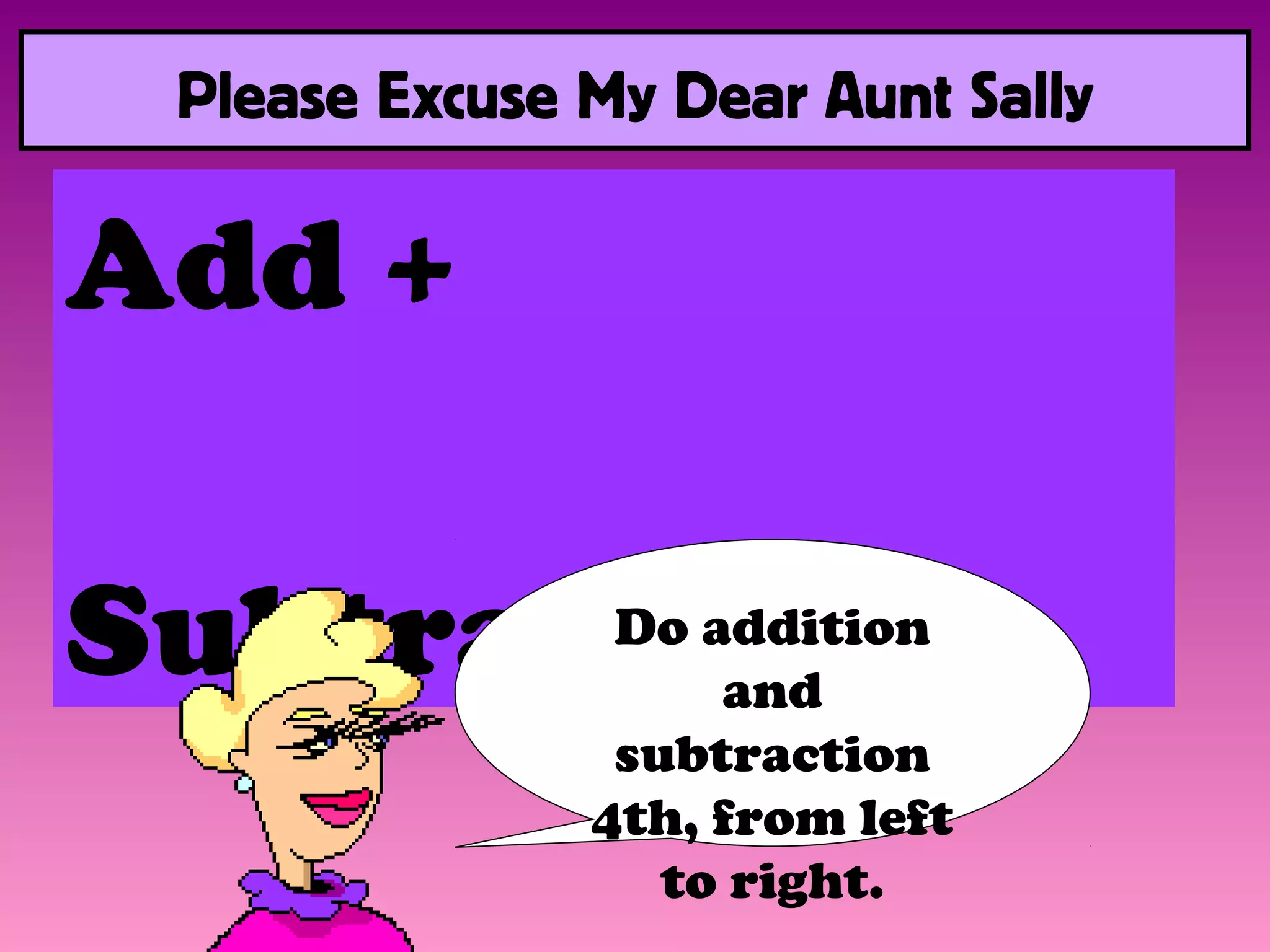 Examples about order of operations | PPT