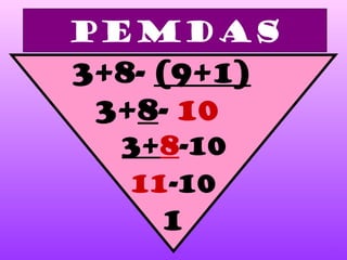 Pemdas Examples