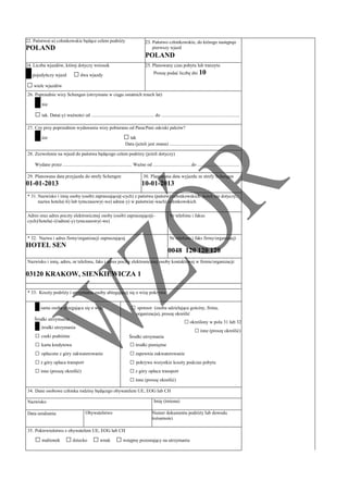 Example schengen pl_251014 | PDF | Travel