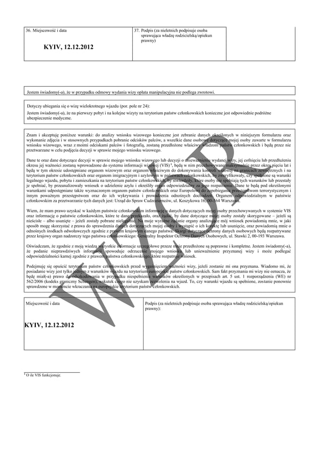 Example schengen pl_251014 | PDF | Travel