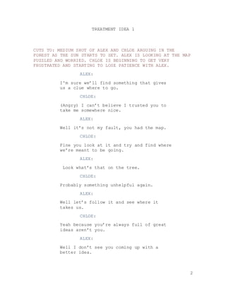 Example script from treatments | PDF