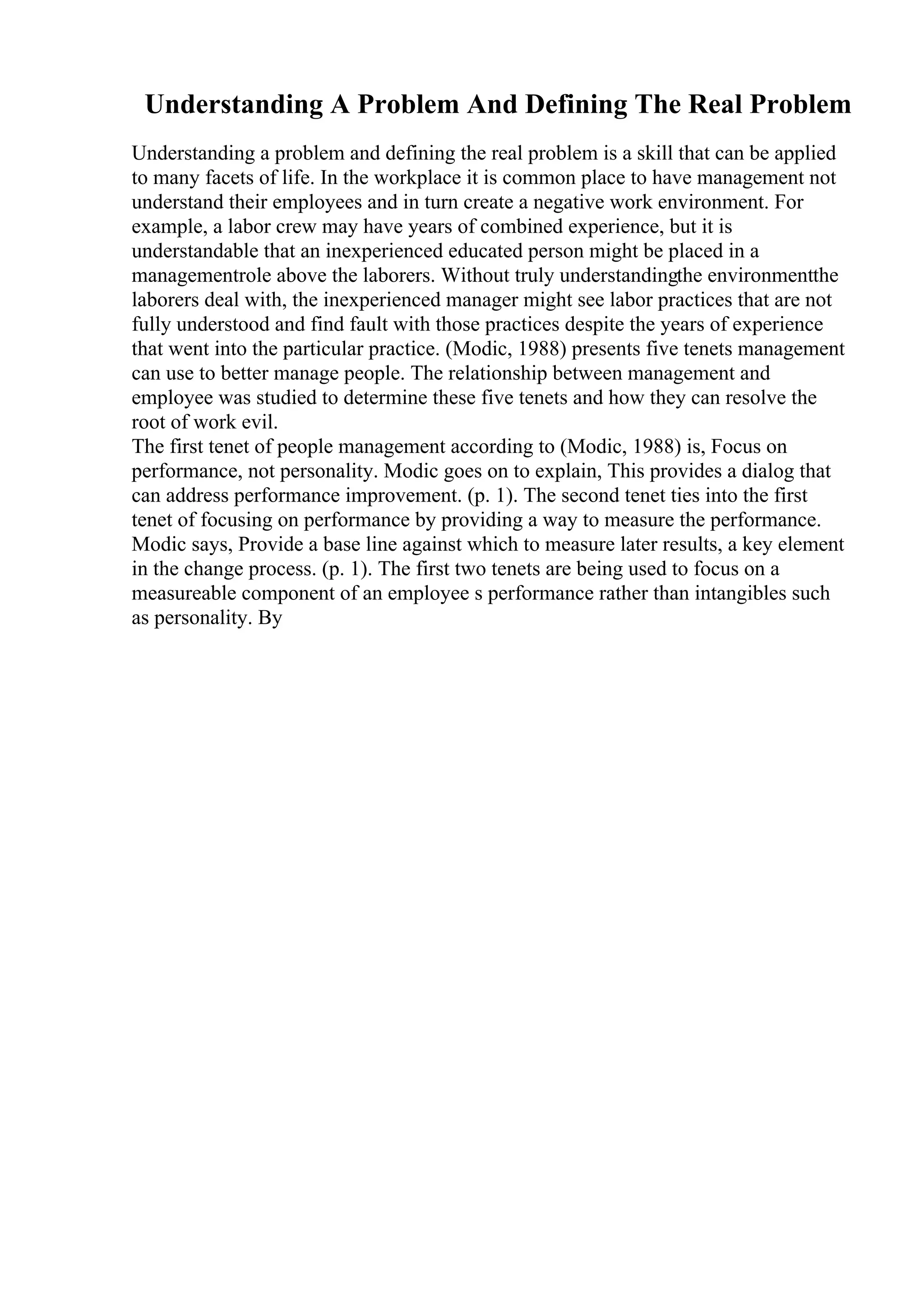 Examples Descriptive Essay | PDF