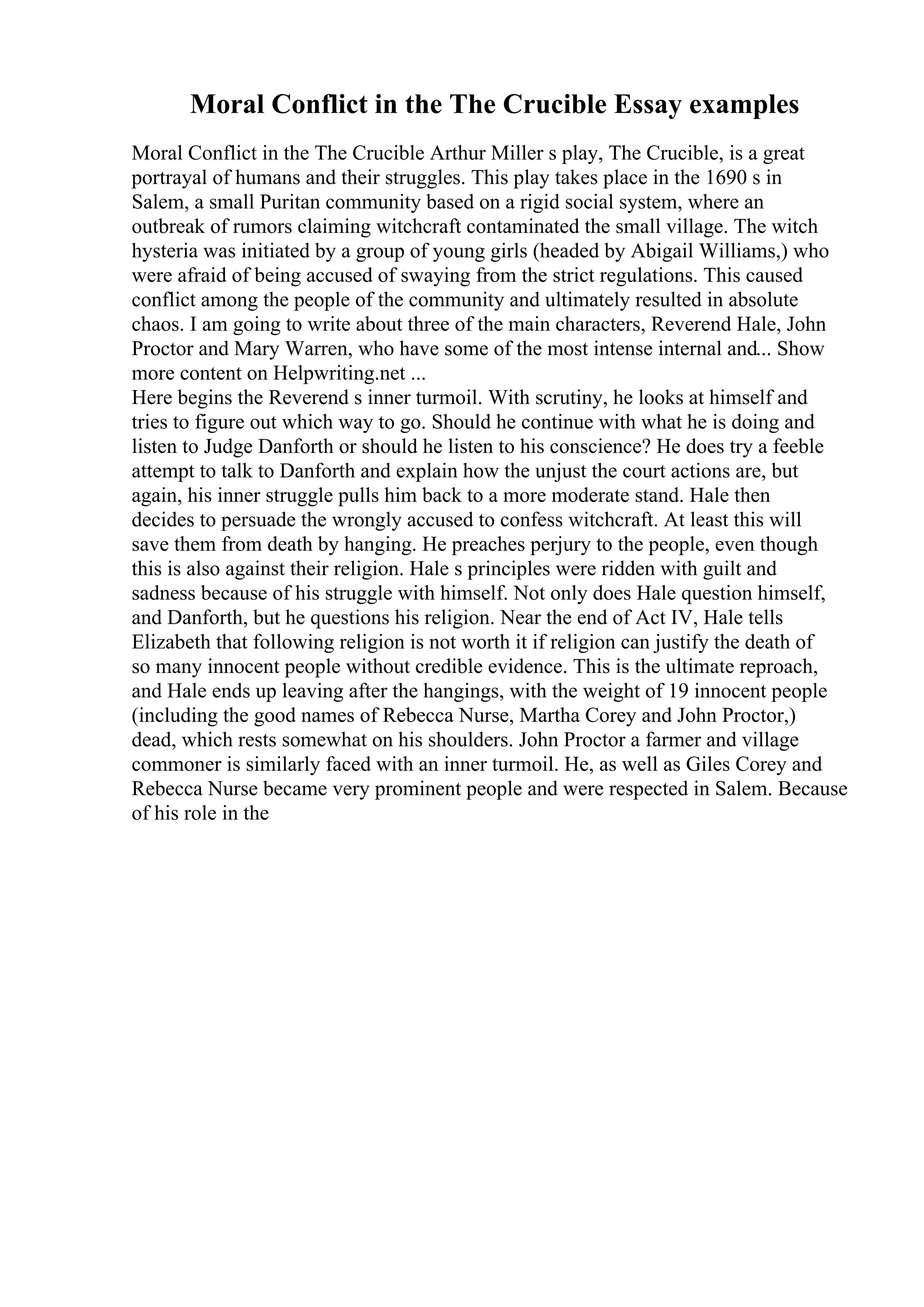 Examples Descriptive Essay | PDF