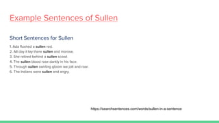 Example sentences in english 2 | PPT