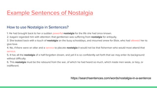 Example sentences in english 2 | PPT
