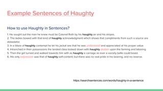 Example sentences in english 2 | PPT