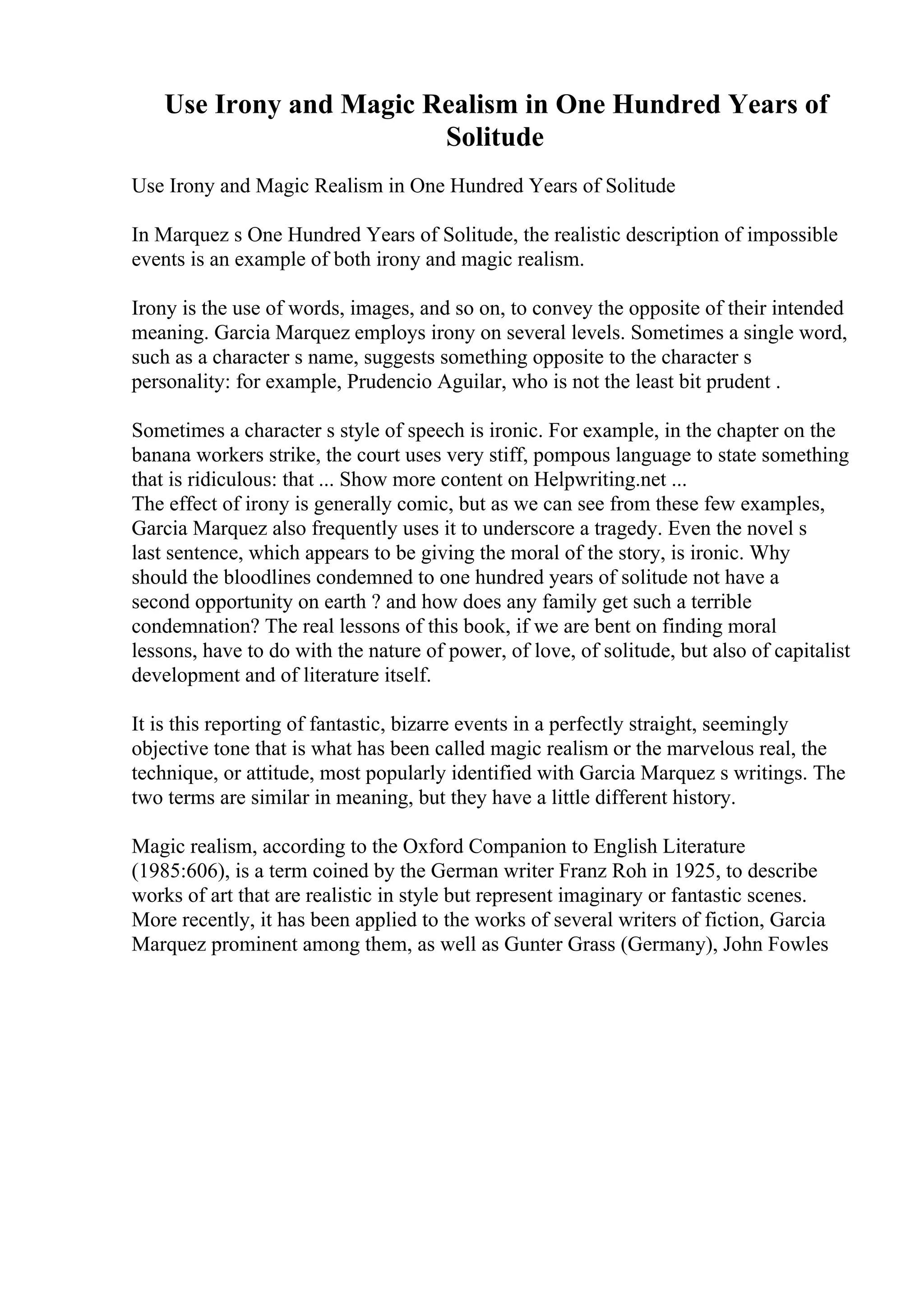 Examples For Narrative Essay | PDF