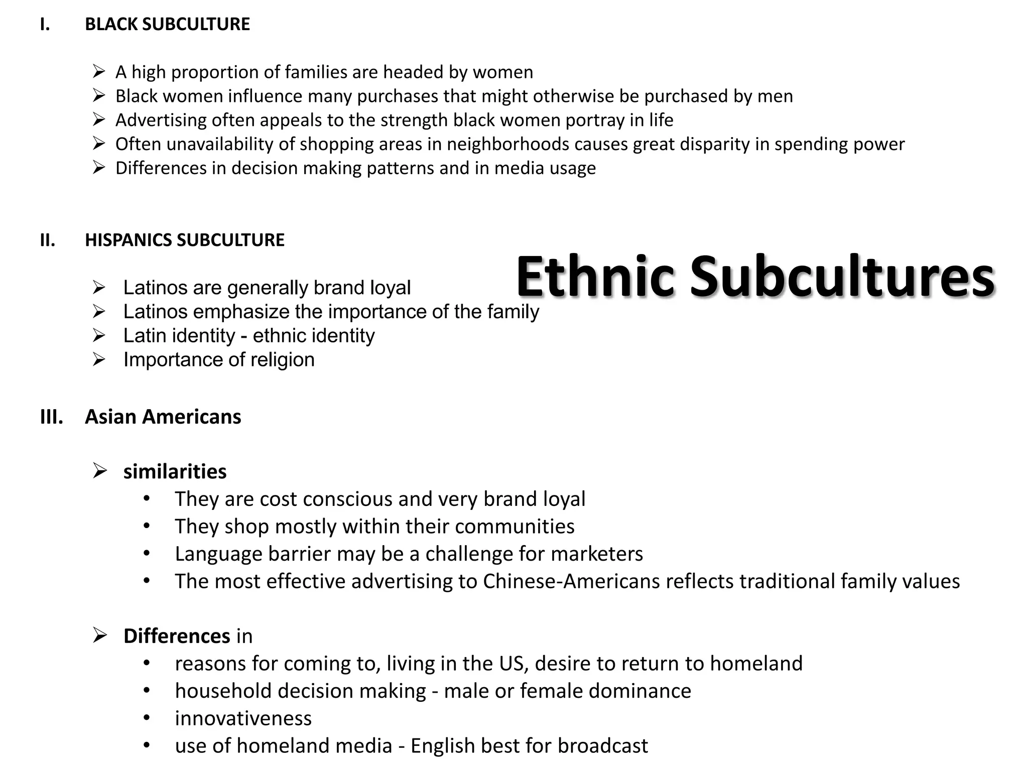 Examples of culture and subculture and their influence on cb | PPTX