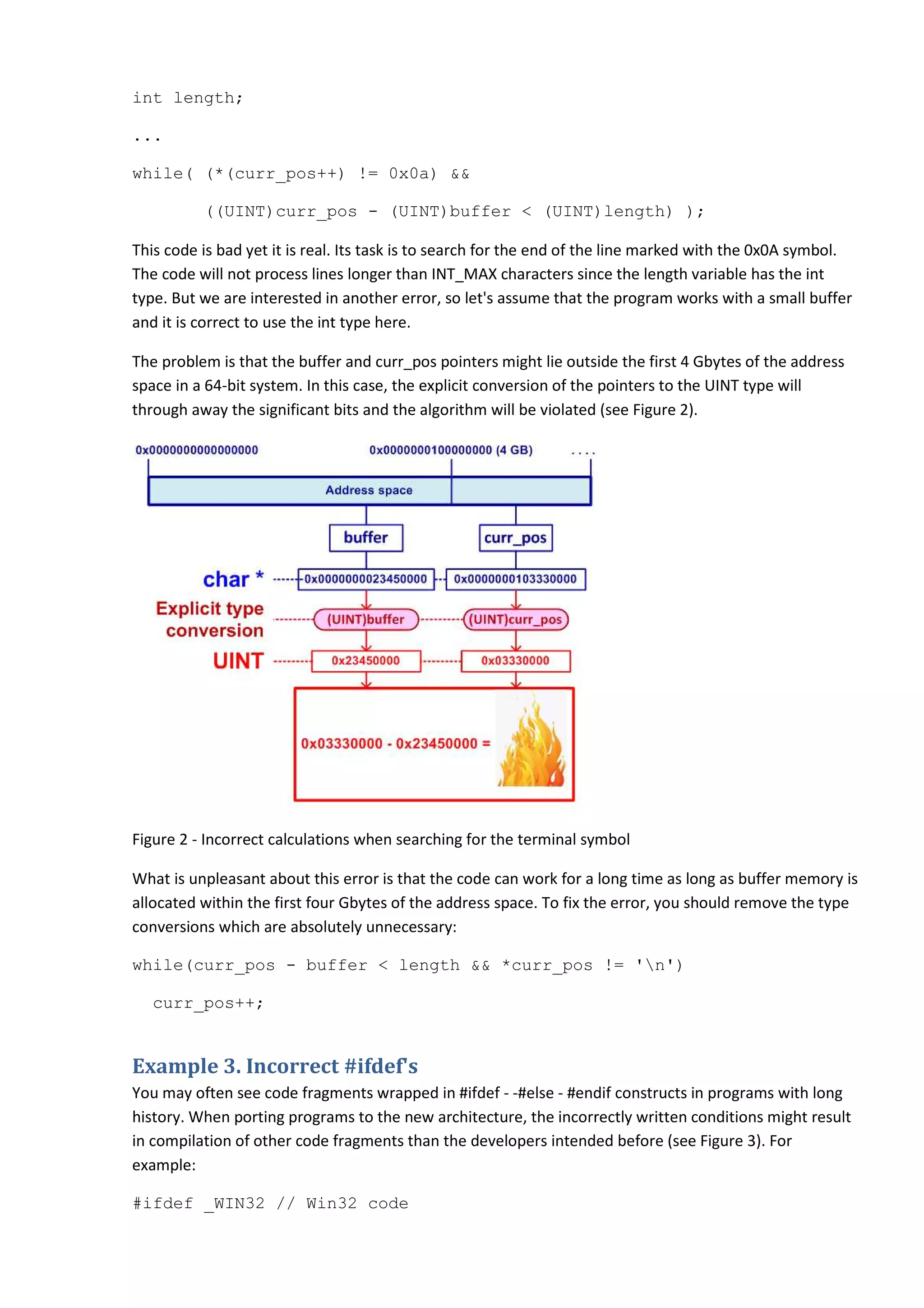 A Collection of Examples of 64-bit Errors in Real Programs | PDF