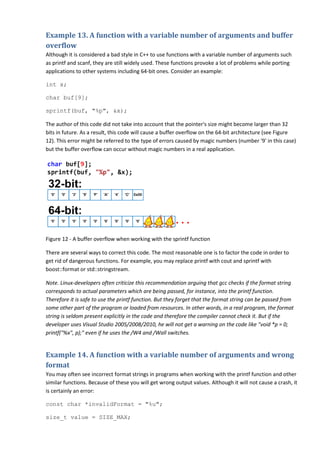 A Collection of Examples of 64-bit Errors in Real Programs | PDF