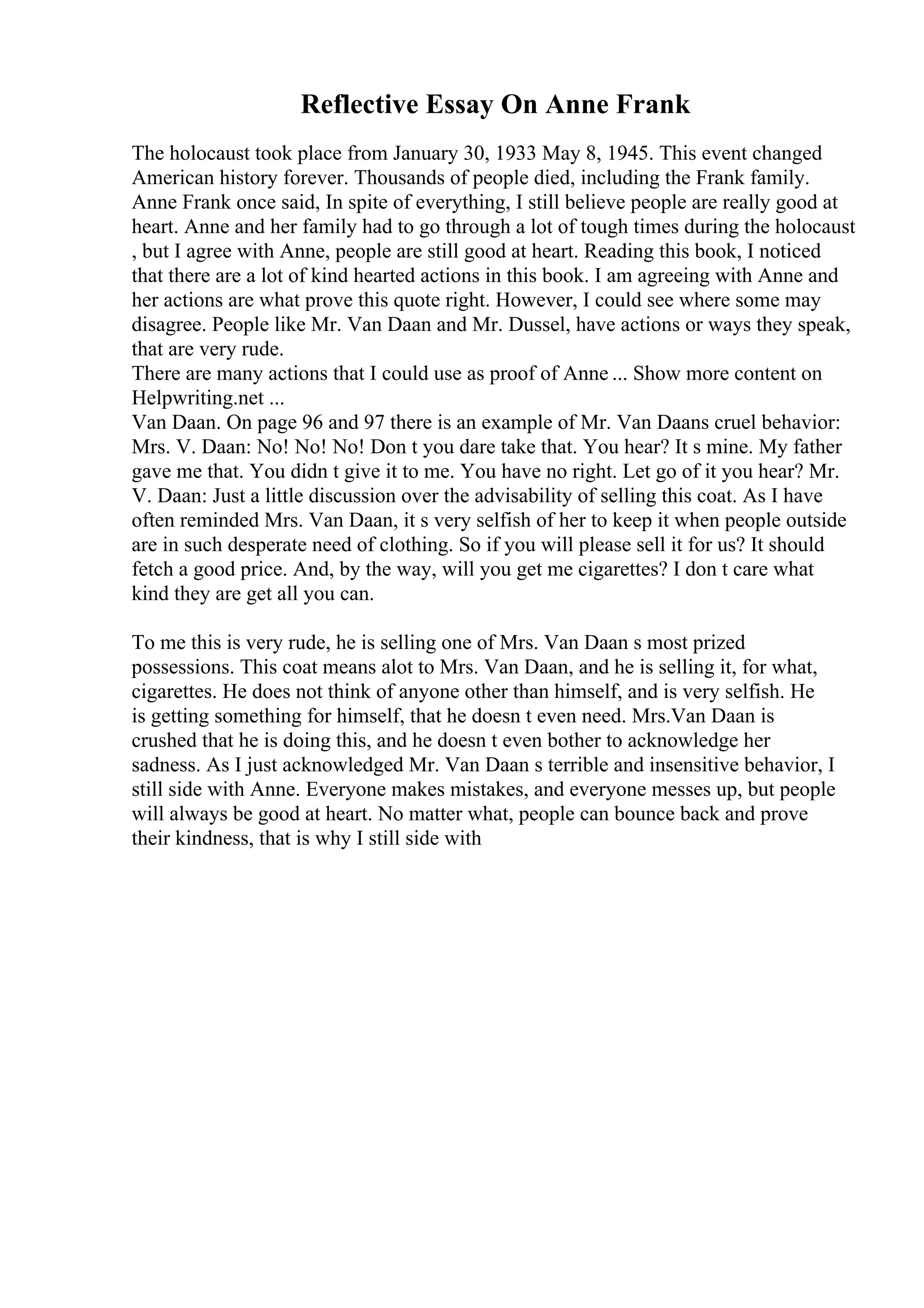 Examples Of A 5 Paragraph Essay | PDF