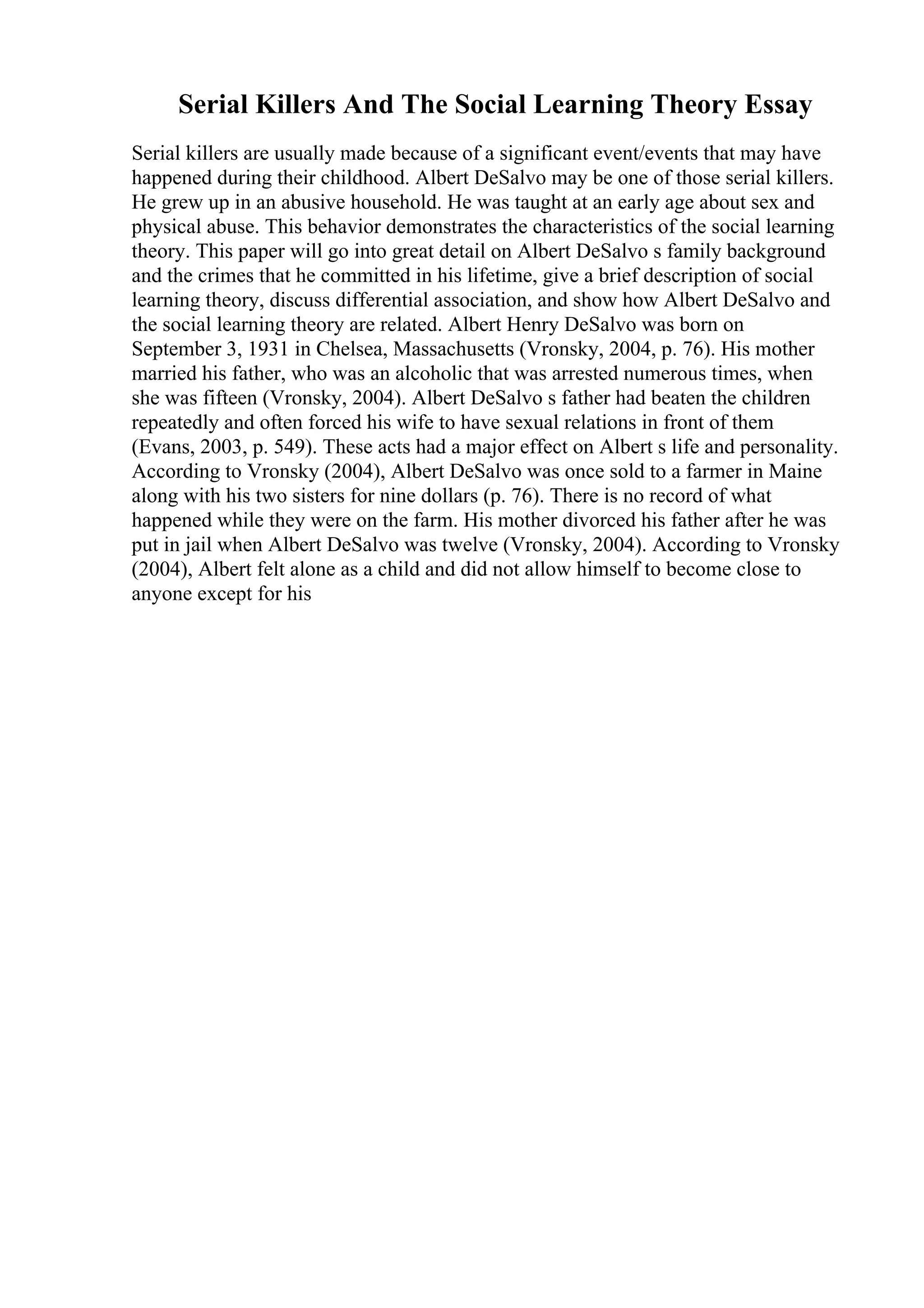 Examples Of A 5 Paragraph Essay | PDF