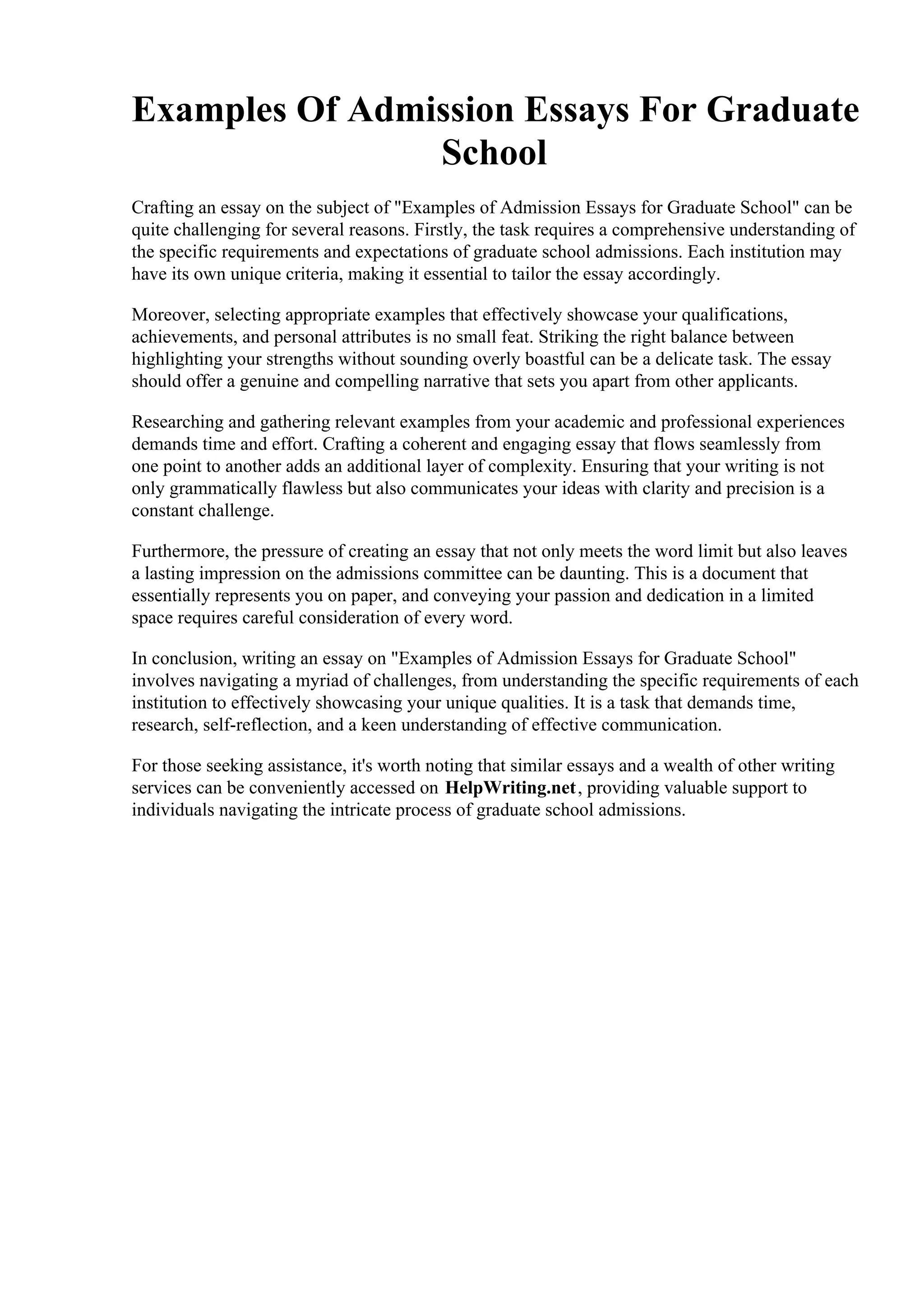 Examples Of Admission Essays For Graduate School.pdf