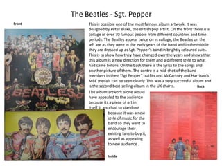 Examples of album artwork | PPT